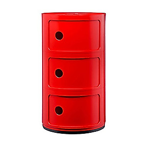 Kartell Componibili Drawer, Pack of 1, Red