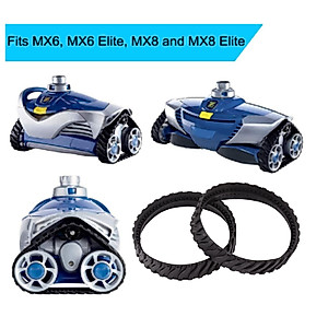 2Pcs Pool Cleaner Replacement Track Rubber Tire forMX8 MX6 Robotic Pool Vacuum Cleaners