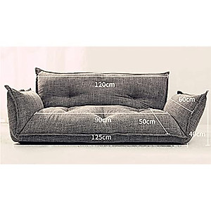 JYDQM Floor Sofa Bed 5 Position Adjustable Lazy Sofa Furniture Living Room Reclining Folding Sofa Couch