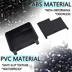 Black Armrest Storage Box Center Console Organizers Phone Tray with Mat and Logo Fit for Volvo S60 S60L V60 XC60 2009-2017