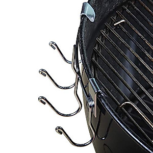 Grill Tool Holder for Weber Stainless Steel Cutlery Fits 18.5" & 22.5" Charcoal Grills, All in Stainless Steel