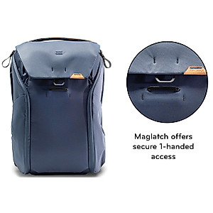 Peak Design Everyday Backpack V2 30L Midnight, Camera Bag, Laptop Backpack with Tablet Sleeves (BEDB-30-MN-2)