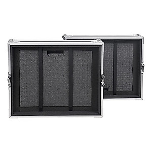 Sound Town 6U Rack Case with 2U Rack Drawer, Casters, for 19" Amps, Mixers, Microphone Receivers (STRC-6U2DR)