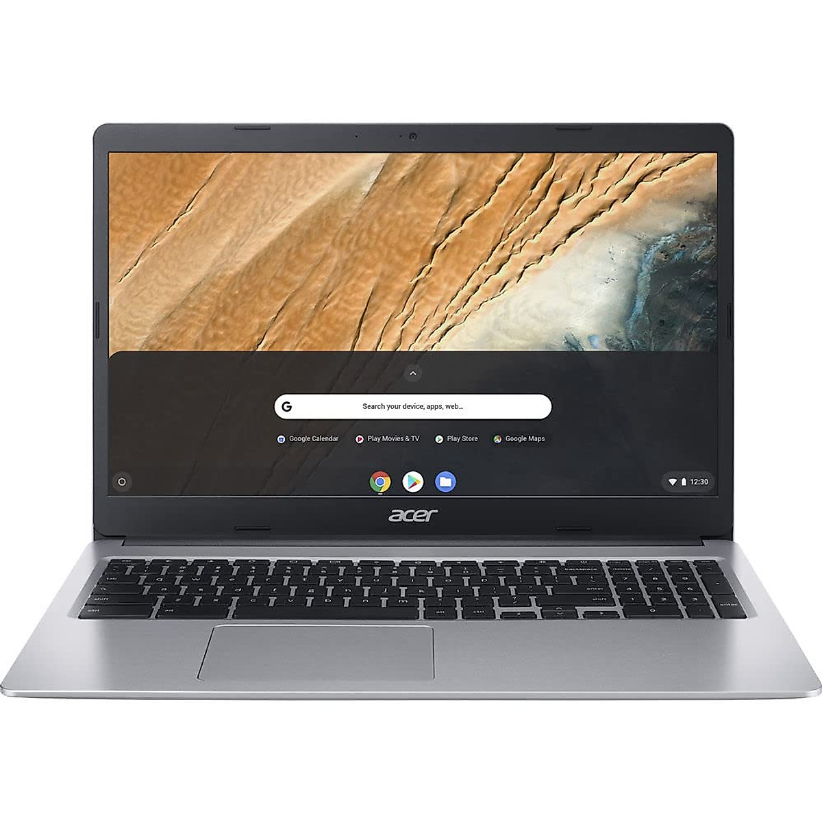 Acer Chromebook 315 Laptop Computer 15.6” HD Display Intel Celeron N4020 Processor(Up to 2.6GHz) 4GB RAM 32GB eMMC+128GB Card, Protective Sleeve, HD Webcam,WiFi,12+ Hours Battery,Chrome OS|TGCD bundle
