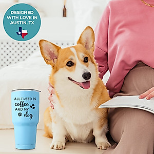 KEDRIAN Dog Mom Tumbler 30oz, Dog Gifts For Dog Lovers Gifts For Women, Dog Mom Mugs For Women, Dog Mom Coffee Mugs, Dog Mom Cup, Dog Mom Gifts For Women Funny, Mothers Day Dog Mom Mothers Day Gifts