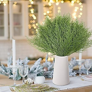 Christmas Branches, 12pcs Artificial Christmas Branches DIY Crafts Branches, 13.7 in Christmas Branches Gift Boxes Vase Decoration for Xmas Indoor Outdoor Home Decor