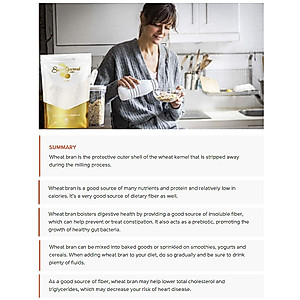 SweetGourmet Baker's Wheat Bran | Natural Foods | 2 Pounds