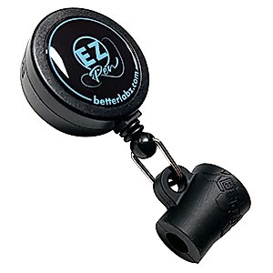 EZ PEN Retractable Pen Reel for Nurses, Teachers, Waitresses, Carpenters, Construction Workers, Contractors & Pros (Blue)