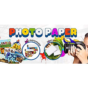 Photo Printing paper Glossy Inkjet Best Picture 4x6 4R Size 100 sheets weight 230gsm for All Inkjet Printers