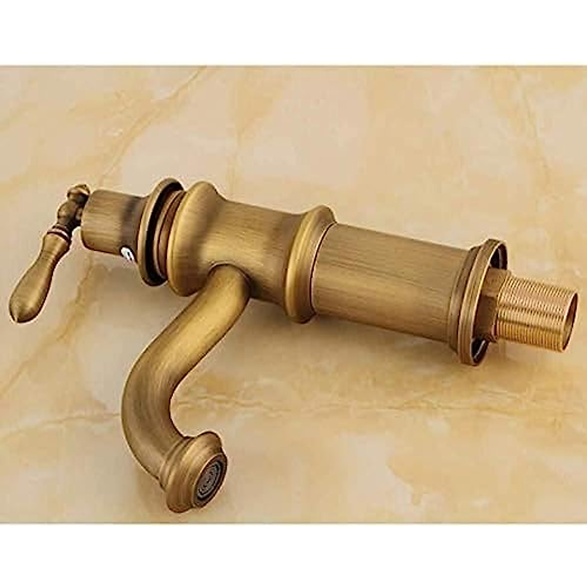 Kitchen Taps Kitchen Tap Kitchen Tap Newly Faucet Copper Faucets Bath Bathroom Sink Basin Faucet Brass Single Ceramic Handle Single Hole Deck Basin Tap, Bathroom Faucet