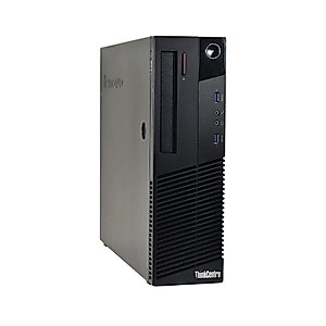 Lenovo ThinkCentre M83-SFF, Core i5-4570 3.2GHz, 16GB RAM, 480GB Solid State Drive, DVDRW, Windows 10 Pro 64bit, (Renewed)