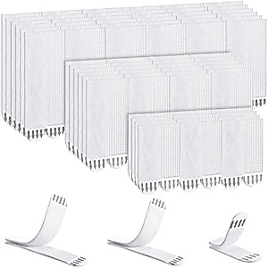 72 Pairs Picture Hanging Strips Heavy Duty, Poster Strips, No Damage Wall Hangers Without Nails, Water Resistant Wall Sticky for Hanging, Wall Adhesive Strips Tape (Mixed Sizes)