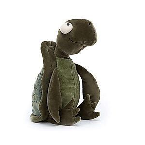Jellycat Tommy Turtle Stuffed Animal, 12 inches | Reptile Plush Toy | Classic Children's Gift