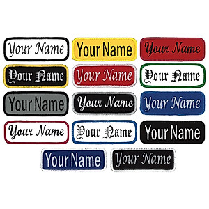 Name Patches Uniform or Work Shirt, Personalized, Embroidered New Styles New Fonts! Multiple Sizes to Choose from. Same Day Ship.