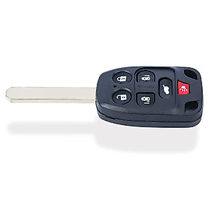 Beefunny Replacement Remote Car Key Shell Case Fob 6 Button for Honda Odyssey 2011-2013 (1)