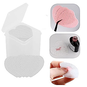 3Boxes/ 600Pcs Lint Free Nail Wipes Heart Shape Nail Art Gel Polish Remover Cotton Pad Nail Wipe Eyelash Extension Glue Wipes Removal Tool for Nail Salon and Eyelash Extension Supplies, White