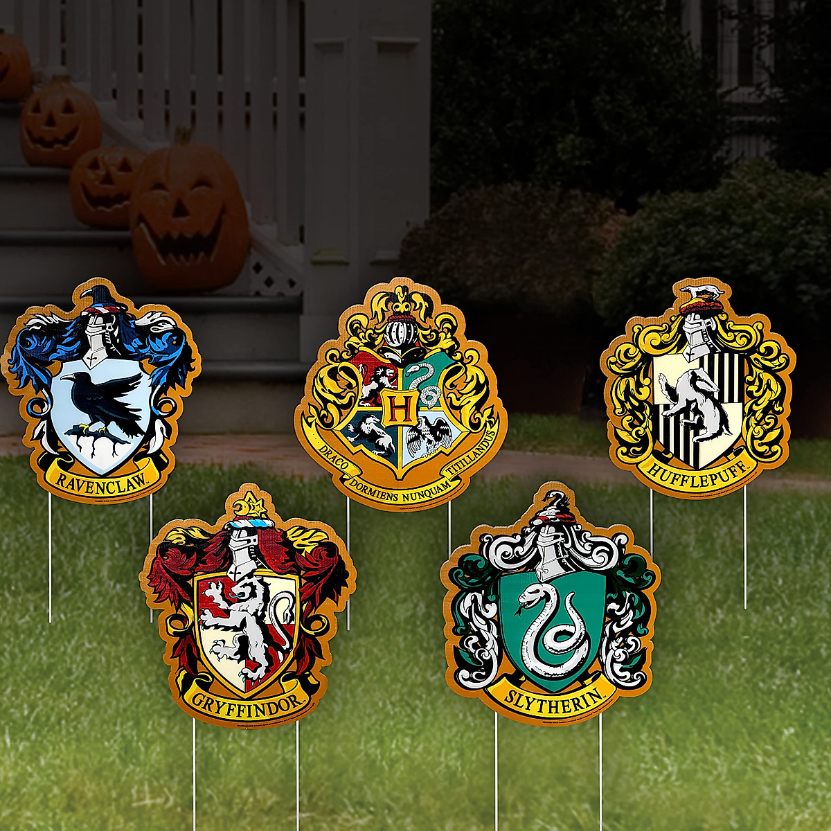 Rubie's Harry Potter House Crests Sets Lawn Decor, As Shown, One Size