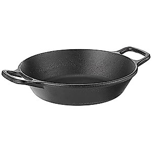 Lodge L5RPL3 Cast Iron Round Pan, 8 in, Black