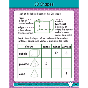 Second Grade Math Workbook Ages 7 to 8: 75+ Activities Addition & Subtraction, Math Facts, Word Problems, Comparing Numbers, Counting Money, Telling ... Shapes, Measurement & More (Common Core)