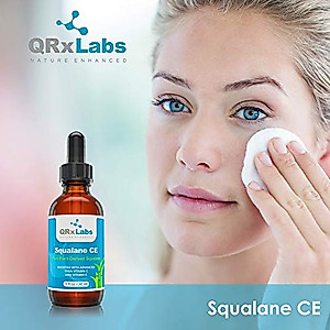 Pure Plant-Based Squalane Oil Boosted with Most Advanced & Stable Vitamin C - Organic ECOCERT / USDA Certified Squalane Derived from Sugarcane - Best Moisturizer For Face, Body & Skin - 1 oz / 30 ml