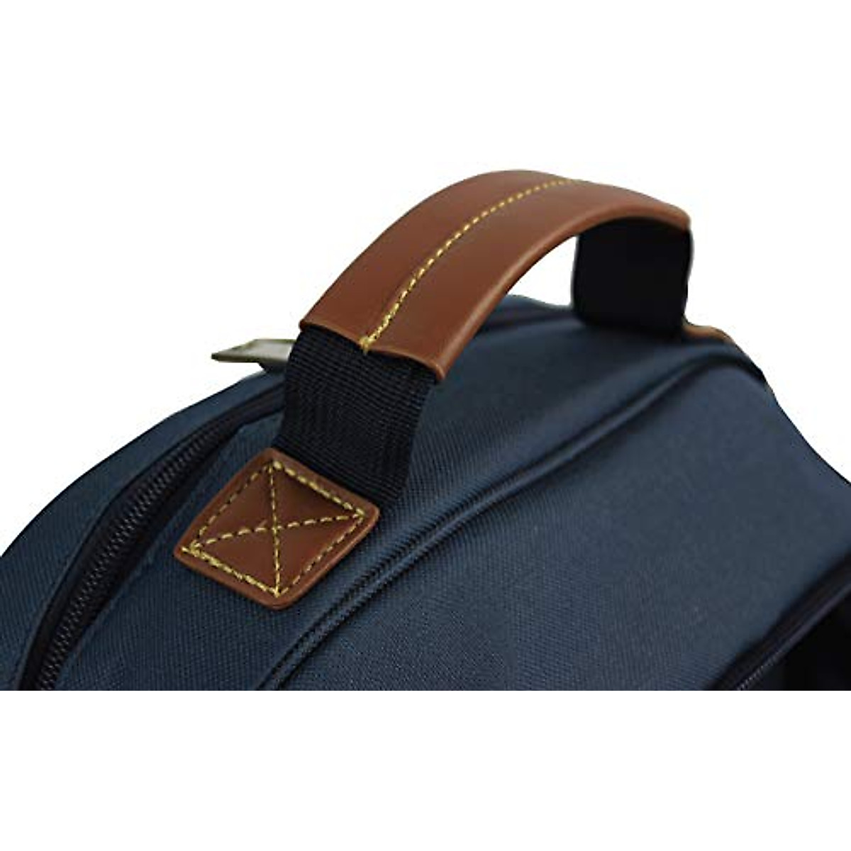 Picnic Backpack for 4 | Picnic Basket | Stylish All-in-One Portable Picnic Bag with Complete Cutlery Set, Stainless Steel S/P Shakers | Picnic Blanket Waterproof Extra Large| Cooler Bag for Camping