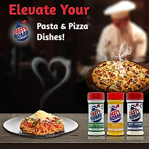 Tasty Bomb Popcorn Seasoning Set - Zesty Popcorn Seasoning Powder Variety Pack of 4 - Hot & Spicy Popcorn Flavoring with Asiago Pepper, Spicy Chipotle, Cheesy Jalapeno & Ranch Popcorn Seasoning Powder