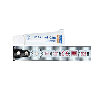 BCZAMD 3D Printer Mainboard Parts Heatsink Plaster Thermal Conductive Glue Viscous Silicone Adhesive Cooling Compound for LED GPU Chipset CPU IC PC, 5G x 3Pcs
