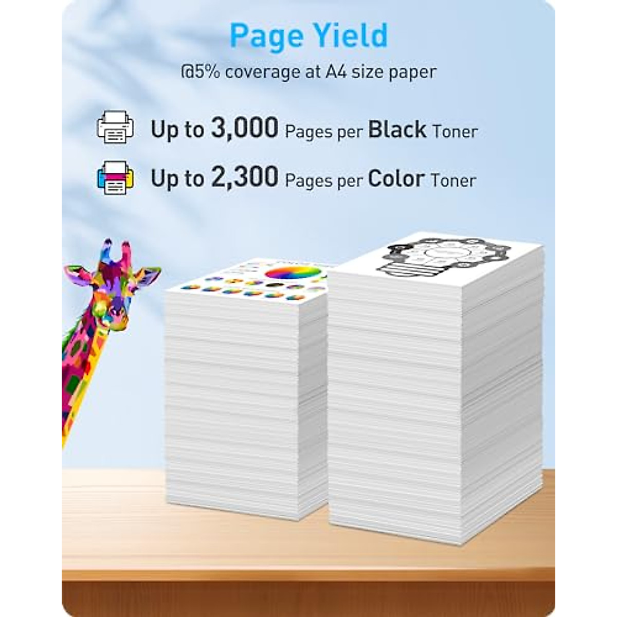 Compatible TN227 Toner Cartridge Replacement for Brother TN-227 TN223 TN 227BK/C/M/Y HL-L3270CDW MFC-L3770CDW MFC-L3750CDW HL-L3290CDW HL-L3210CW Printer High Yield (4 Pack TN-223BK/C/M/Y )