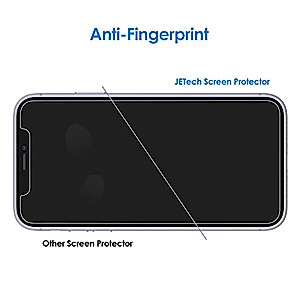 JETech Screen Protector for iPhone 11 6.1-Inch with Camera Lens Protector, Tempered Glass Film, 2-Pack Each