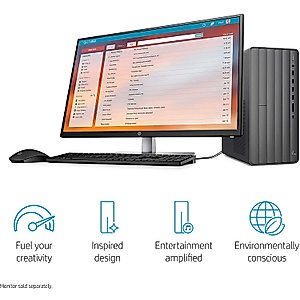 HP 2022 Newest Envy TE01 Desktop Computer, 11th Gen Intel i5-11400 6-Core Processor, Wireless-AC, HDMI, VGA, Wilreless Mouse&KB Combo, Windows 11 Operation System (16GB RAM | 1TB PCIe SSD)