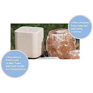 Himalayan Secrets 11LB (5KG) Large Compressed Pink Himalayan Salt Animal Lick Block for Livestock and Wildlife - 100% Pure & Natural Feed Salt - 84 Natural Minerals and Trace Elements