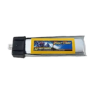 ECHOBBY 3.7V 1S 220mAh 50C LiPO Battery PH1.25 Nor Mini Plug for RC Aircraft Micro Quad Copter Drone (1P)