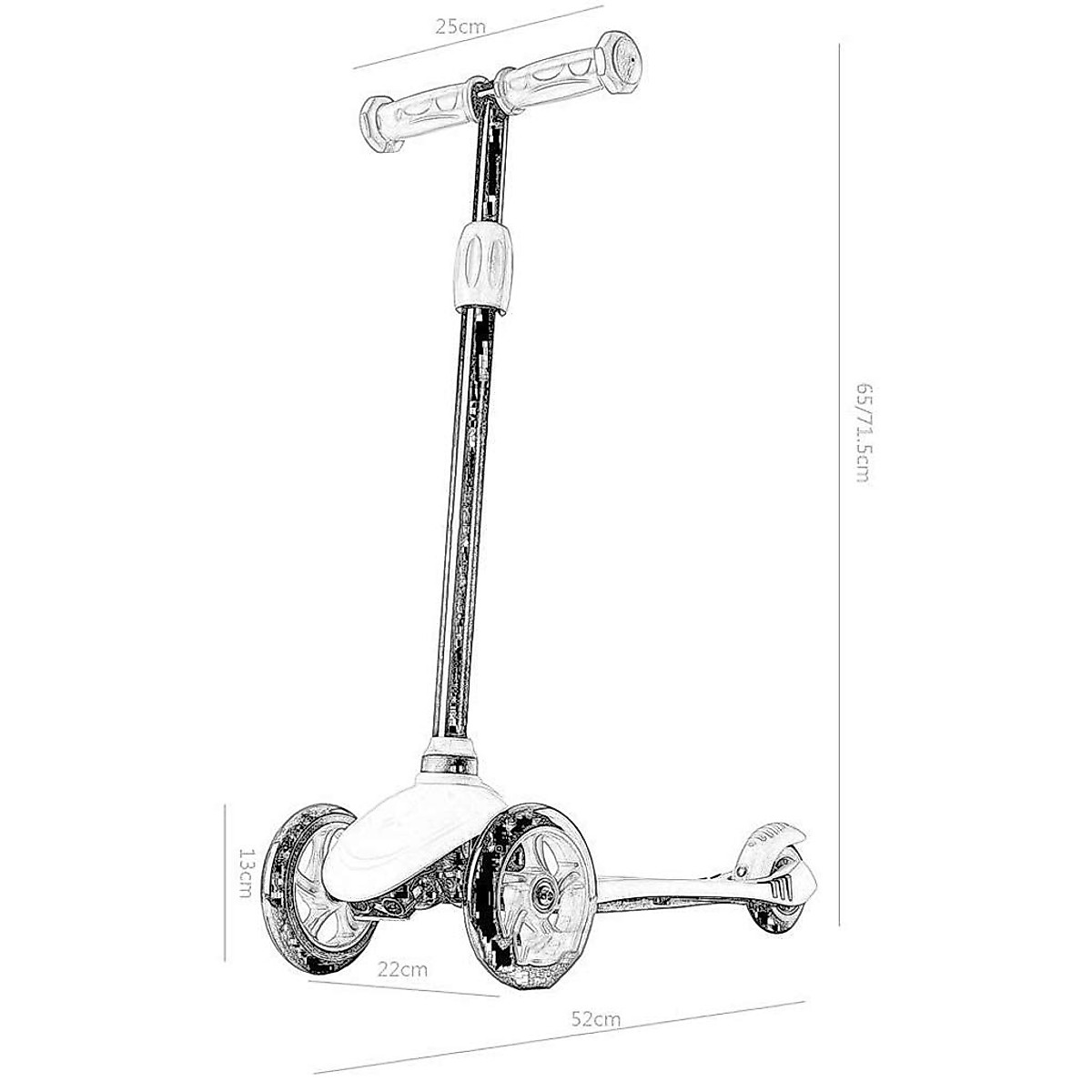 ygqtbc Children 2-3-6 Years Old Baby Three-Wheel Twist Swing Yo Car Kids Toys Beginners (Color : B)