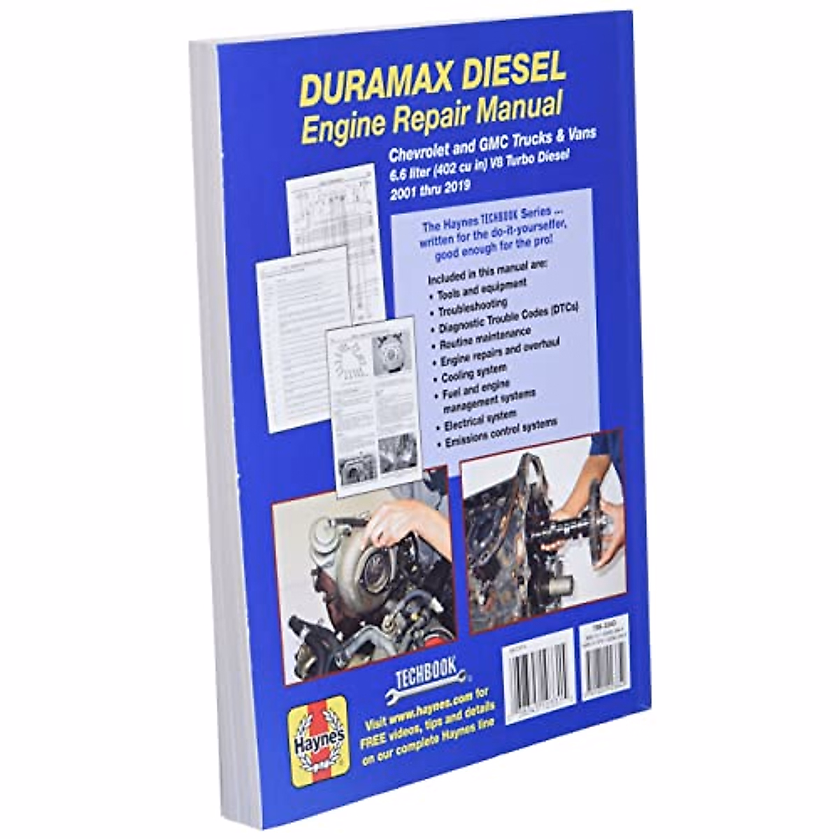 Duramax Diesel Engine for Chevrolet & GMC Trucks & Vans (01-12) Haynes TECHBOOK