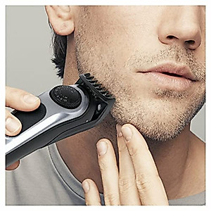 Braun Beard Trimmer BT5960 | Hair Clippers for Men | Cordless & Rechargeable | Detail Trimmer Head | with Gillette ProGlide Razor and Travel Bag - Silver/Black