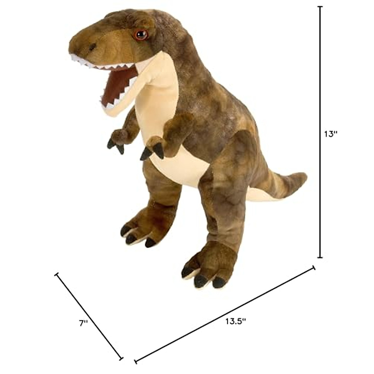 Wild Republic T-Rex Plush, Dinosaur Stuffed Animal, Plush Toy, Gifts for Kids, Dinosauria 15"