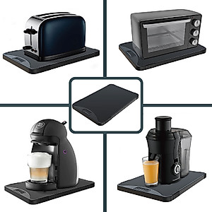 ZIZNBA Large Appliance Rolling Tray-Compatible with Single Serve Brewers, Coffee Makers, Stand Mixers, Blenders.