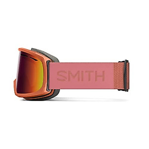 Smith Optics Drift Women's Snow Winter Goggle - Coral, Red Sol-X Mirror