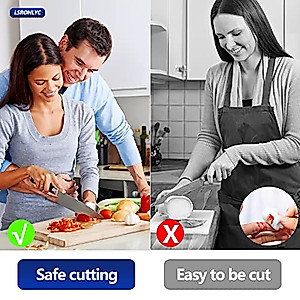 Finger Protector for Cutting Food,6 Pcs Finetaur Finger Guard for Cutting Vegetables,Stainless Steel Finger Shield for Cutting Slicing Chopping Kitchen Finger Guard for Cooking(Double & Single Finger)