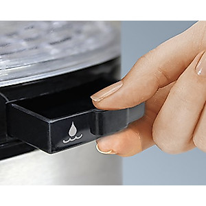 Hamilton Beach Digital Electric Food Steamer & Rice Cooker for Quick, Healthy Cooking for Vegetables and Seafood, Stackable Two-Tier Bowls, 5.5 Quart, Black & Stainless Steel