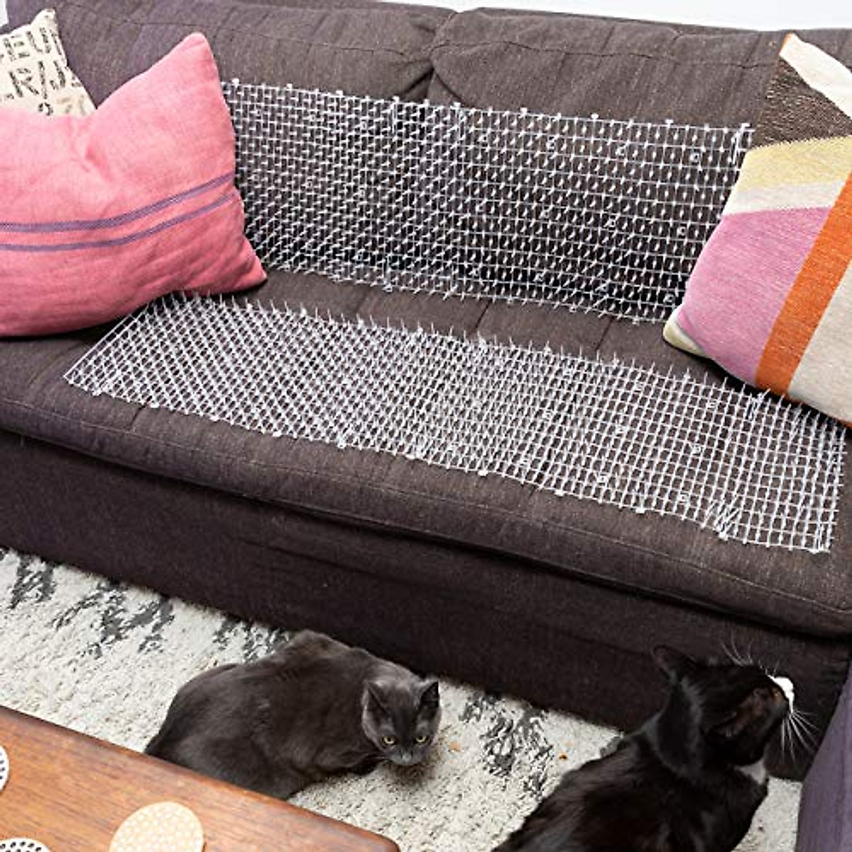 Ultragica Cat Scat Roll - Dog Scat Roll - Plastic Pet Training Mat - 6.5 feet - Keep Dogs Off Couch - Cat Spike Mat - Cat Deterrent- Cat Off Couch- Pet Off Couch- Pet Off Furniture