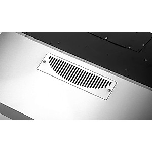 Hauslane | Chef Series PS16 30" Under Cabinet Range Hood, Stainless Steel | Contemporary Modern Design, Mechanic Button Control, Aluminum Filters, LED Lamps, 4-Way Venting Options