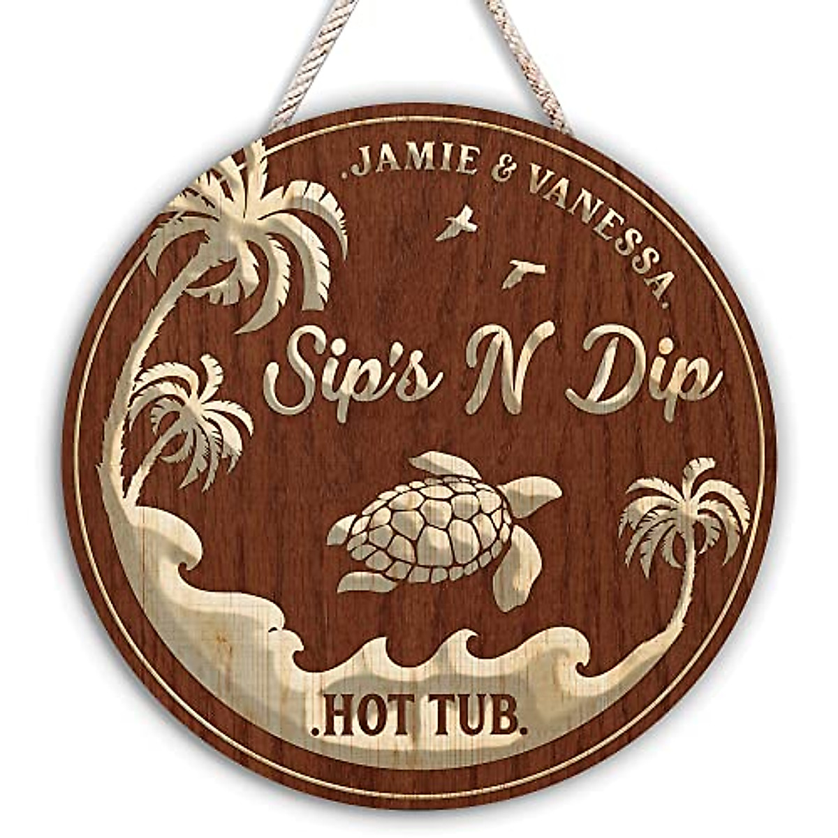 Hyturtle Custom Hot Tub Wooden Sign 8' 12' 18', Personalized Hot Tub Sign, Hot Tub Decor, Jacuzzi Signs, Custom, Pool Sign, Lake Sign, Custom Hot Tub Sign, Turtle Sign.