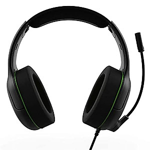 PDP Gaming AIRLITE Pro Headset with Mic for Xbox Series X/S/Xbox One/PC, Wired Power Stereo Headphones, Windows Sonic Spatial Sound, Lightweight Memory Foam - Black