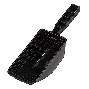 IRIS USA 3-Piece 35 Lbs / 45 Qt WeatherPro Airtight Pet Food Storage Container Combo with Scoop and Treat Box for Dog Cat and Bird Food, Keep Pests Out, Translucent Body, Easy Mobility, Black