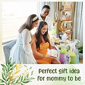 97 Decor Wishes for Baby Box - Baby Shower Guest Book Alternatives, 50 Pcs Baby Advice Cards for Baby Shower Book, Well Wish Cards for Baby Shower Keepsake Box, Baby Shower Games Gifts