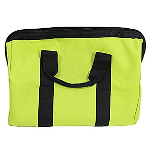 Ryobi Green Wide Mouth Collapsible Genuine OEM Contractor’s Bag w/ Full Top Single Zipper Action and Cross X Stitching