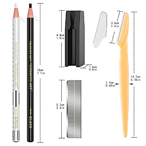 Waterproof Eyebrow Pencils Brow Pencil Set For Marking, Filling And Outlining, Tattoo Makeup And Microblading Supplies Kit-Permanent Eye Brow Liners In