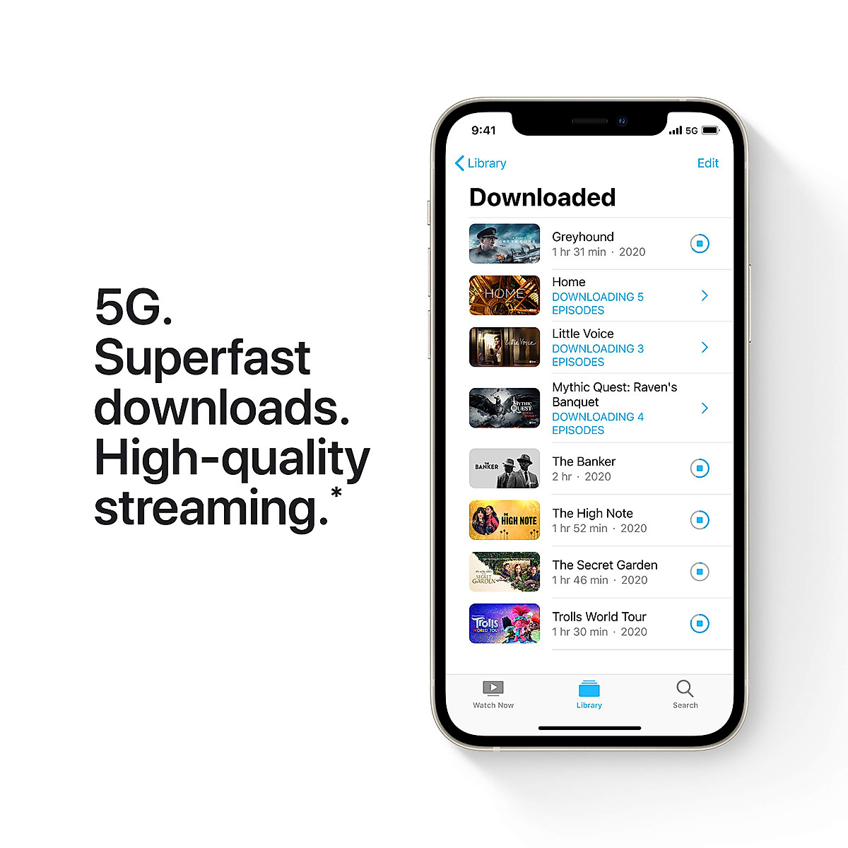 Apple iPhone 12 Mini (256GB, White) [Locked] + Carrier Subscription