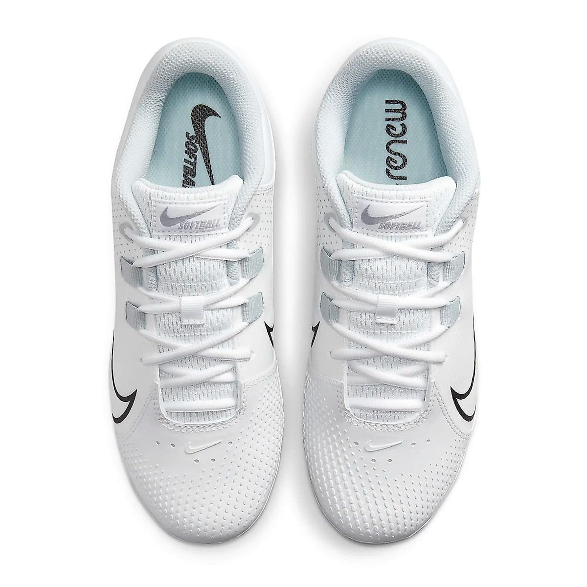 Nike Hyperdiamond 4 Pro Metal Softball Cleats White | Black Size 9 Medium